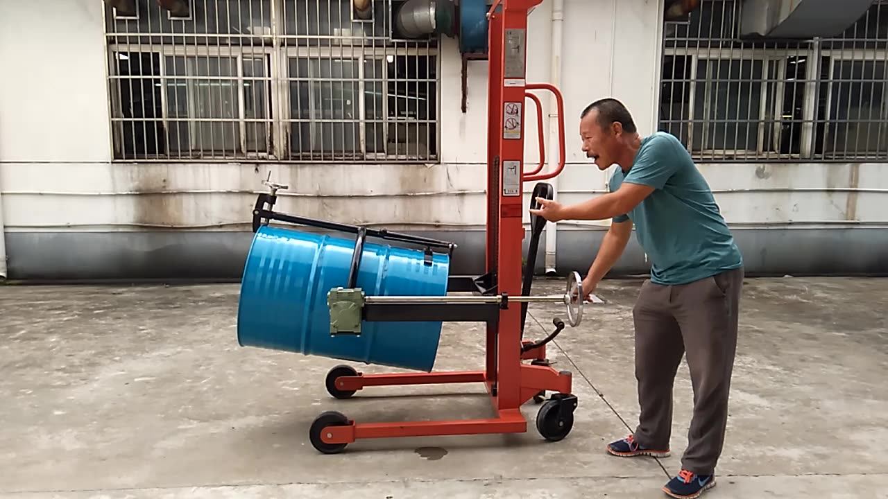 Cot0.35b Hand Drum Stacker Rotating Pallet Stacker With Loading ...