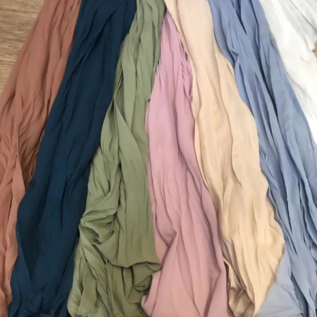 Shiny Crink Bubble Polyester Como Plain Crepe De Chine Stretch Crinkle ...