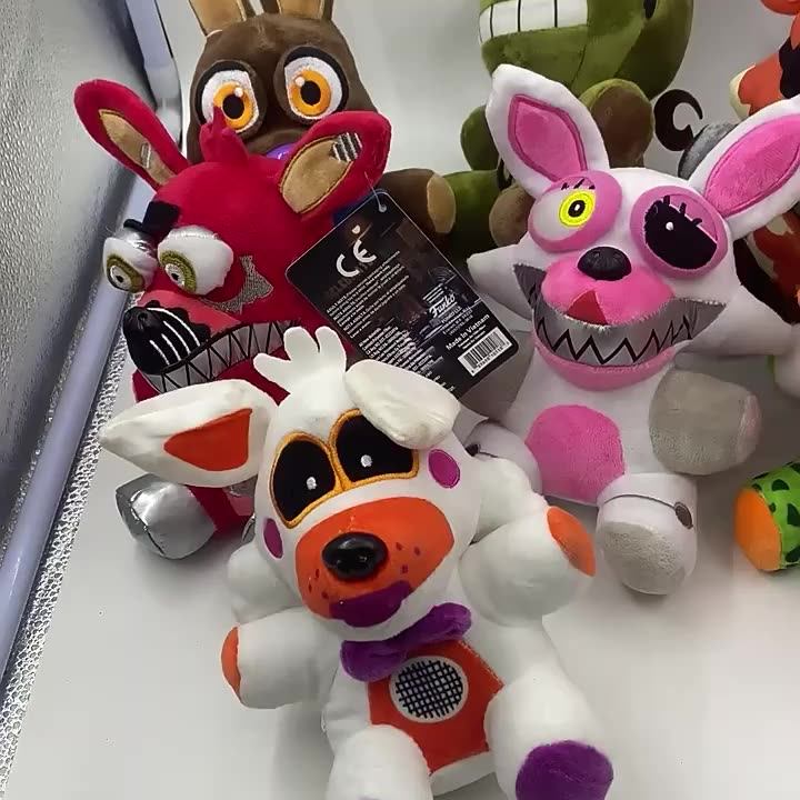 Moondrop Fnaf Plush Toys Freddys Foxy Bonnie Bear Rabbit Stuffed Animal ...