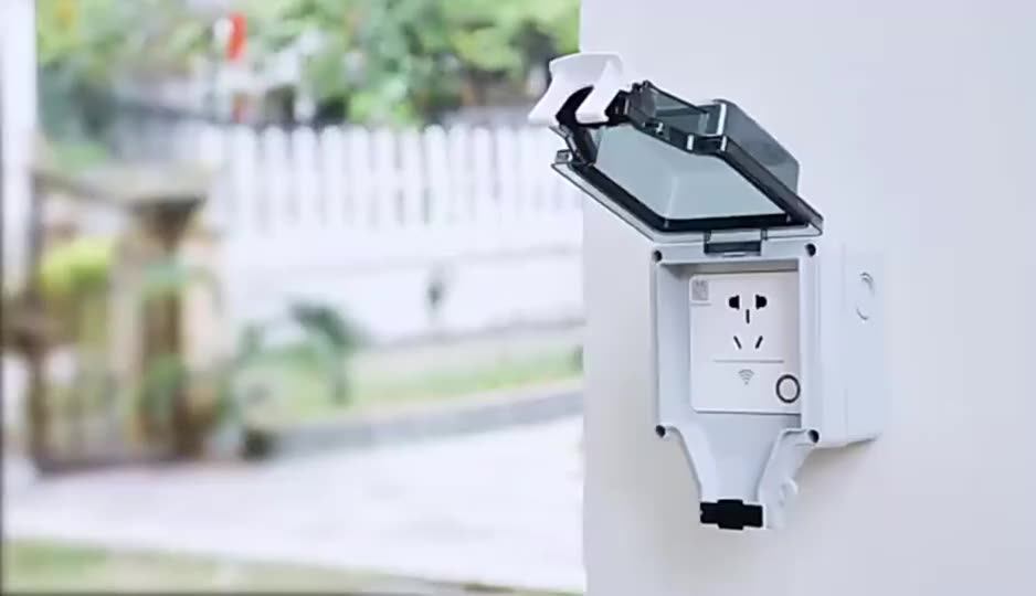 Tuya Wifi Smart Power Socket Ip66 Waterproof Timer Outdoor Plugs App ...