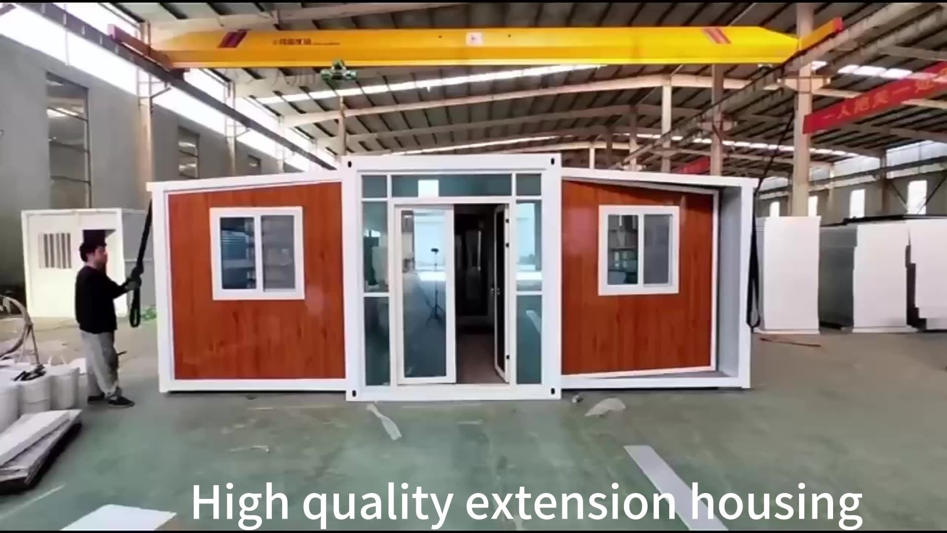 Luxury Standard 40ft Movable Foldable Expandable Prefab Container House ...