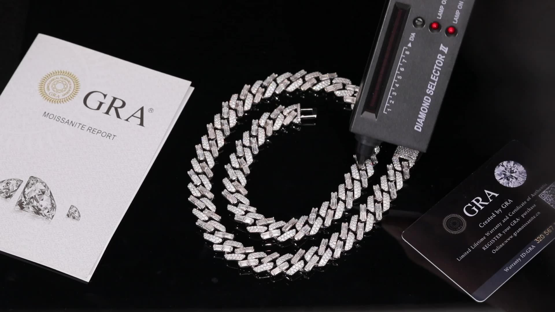 Pass Diamond Tester 12mm 14k 18k 925 Sterling Silver Vvs Baguette ...