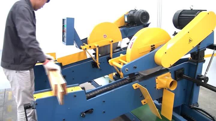450mm Double Saw Blade Wood Planks Cross Cutting Machine - Buy Wood ...