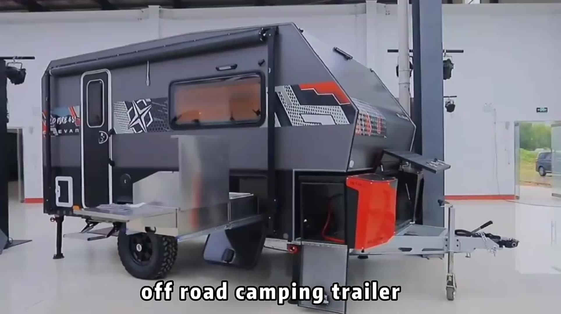 Professional 4x4 Travel Trailer Galvanized Sheet/profile Structure ...