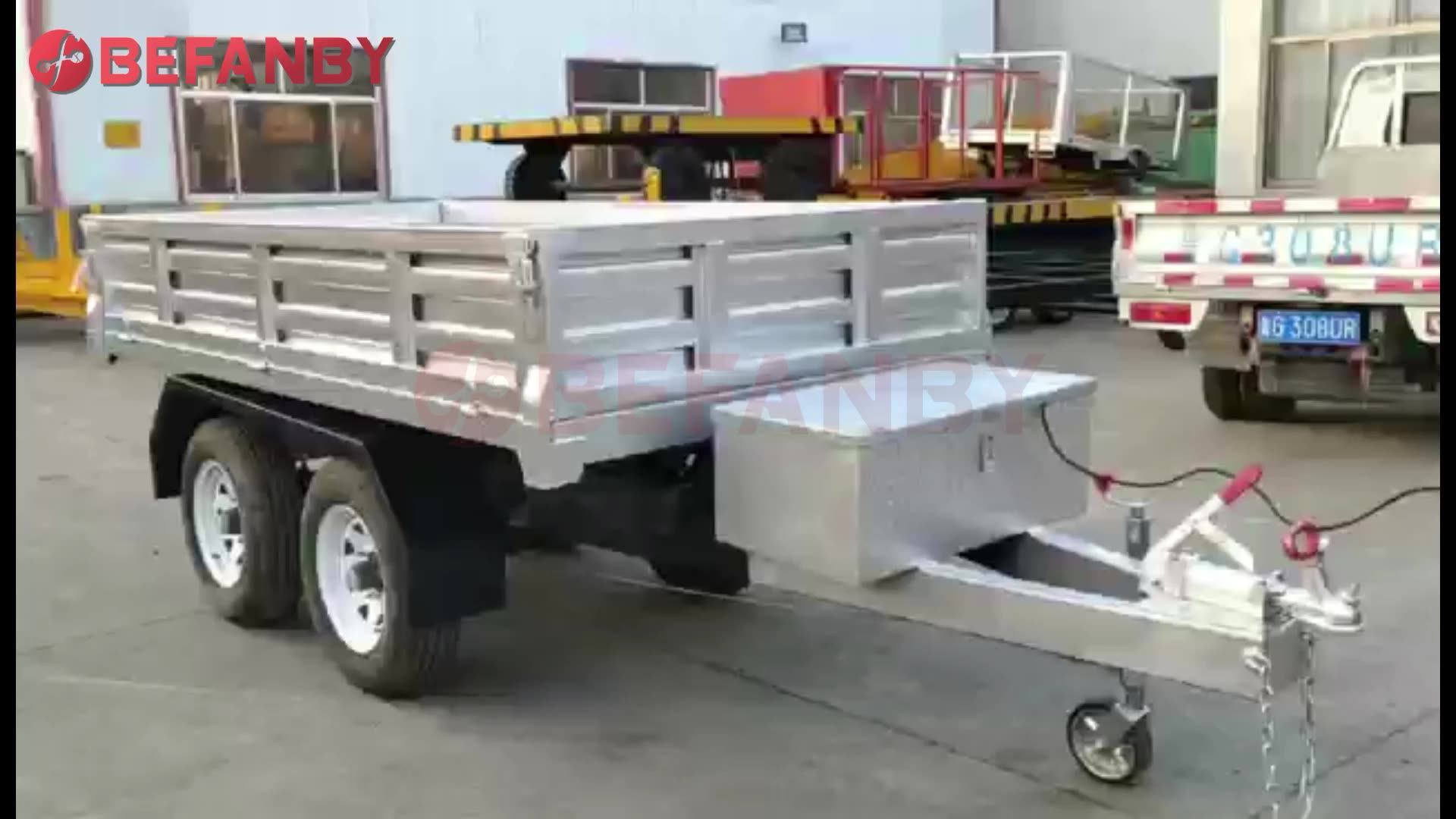 Spring Loaded Shoot Bolt Full Welded Strong Single Box Trailer - Buy ...