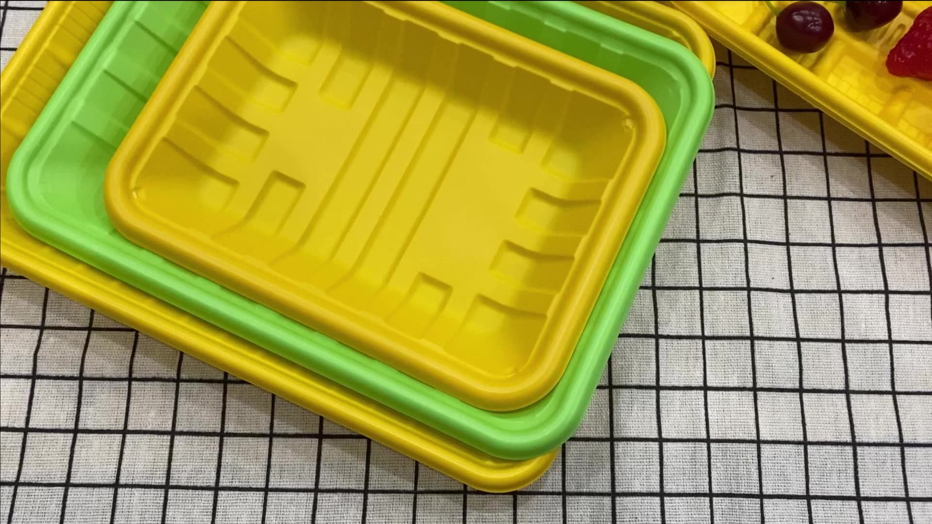 Cheap Cpla Disposable Food Tray Eco Friendly Rectangle Packing Food Bio ...