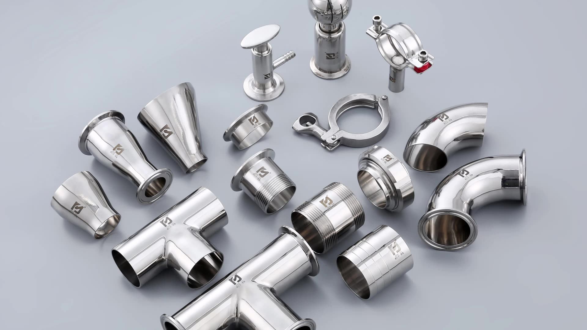 Sanitary Y-type Tee Metal Pipe Fittings 304 Stainless Steel Y Pipe ...