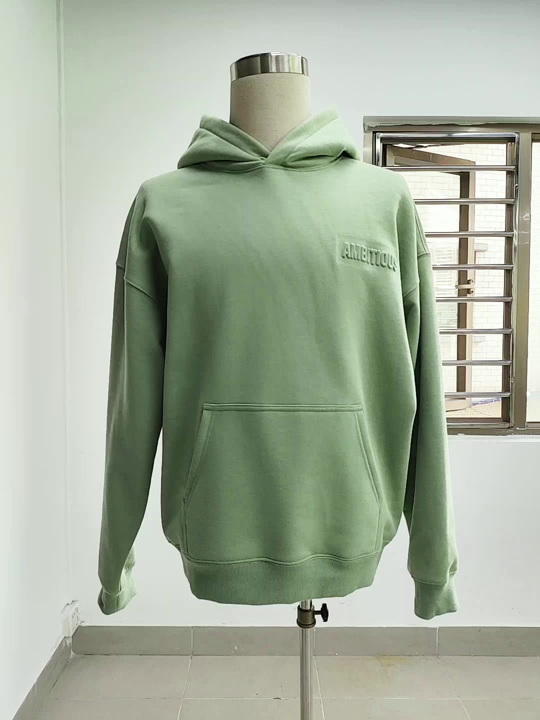 Hot Sell Heavyweight Cotton Plain Sweatshirt Hoodie Custom Logo 3d ...