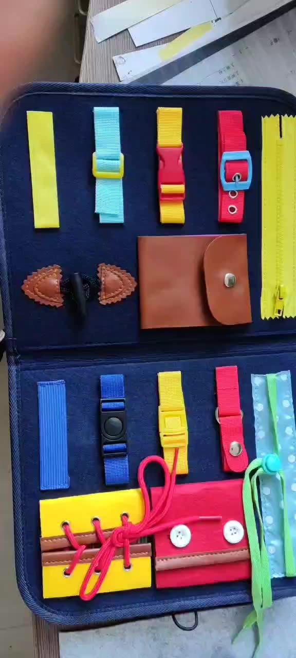 New Bag Design Busy Board Book Toddler Kids Educational Montessori Toys ...