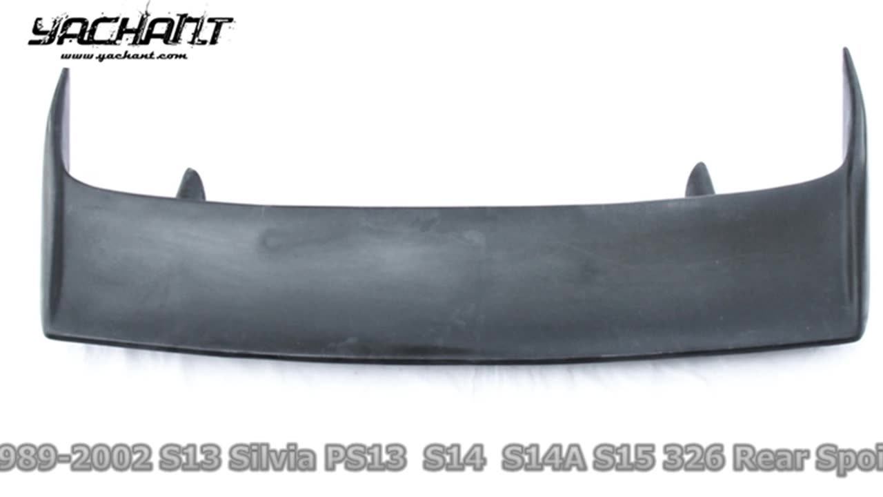 Trade Assurance Fiber Glass Rear Trunk Spoiler Fit For 1989-2002 S13 ...