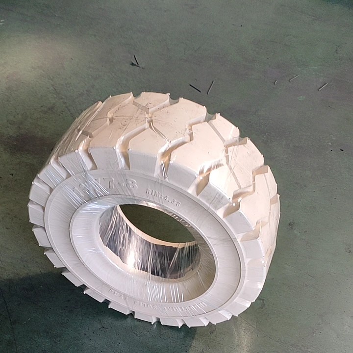 Hyster Forklift Tyres Solid Rubber Industrial Solid Tire For Forklift ...