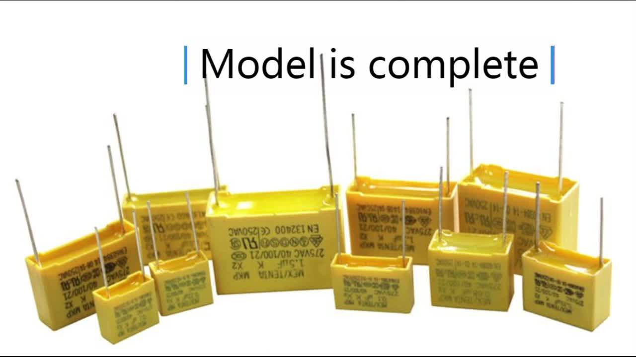 Yellow Box Type Polypropylene Capacitor 0.1uf 275v X Capacitors - Buy ...