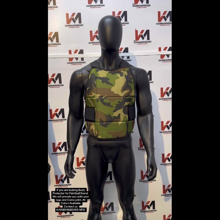 New Paintball Chest Protector Adjustable Body Vest For Outdoor Sports ...