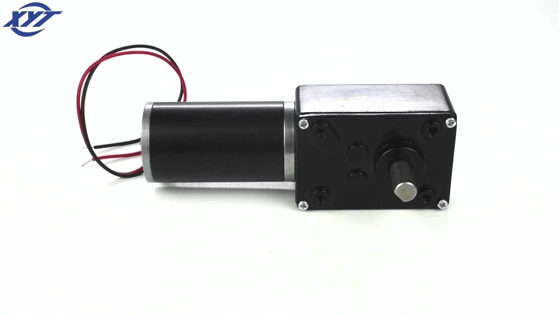 Xyt 5840-31zy Black High Torque Low Rpm 12v 24v 1.6-70kg.cm Brush ...