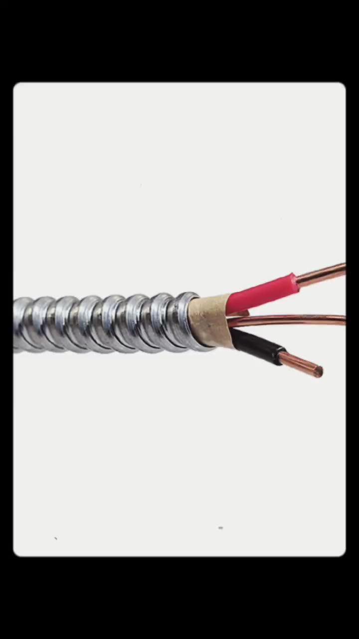 Cul Listed 12/2 Ac90 Aluminum Armored Shield Rw90 Xlpe Insulated 600v ...