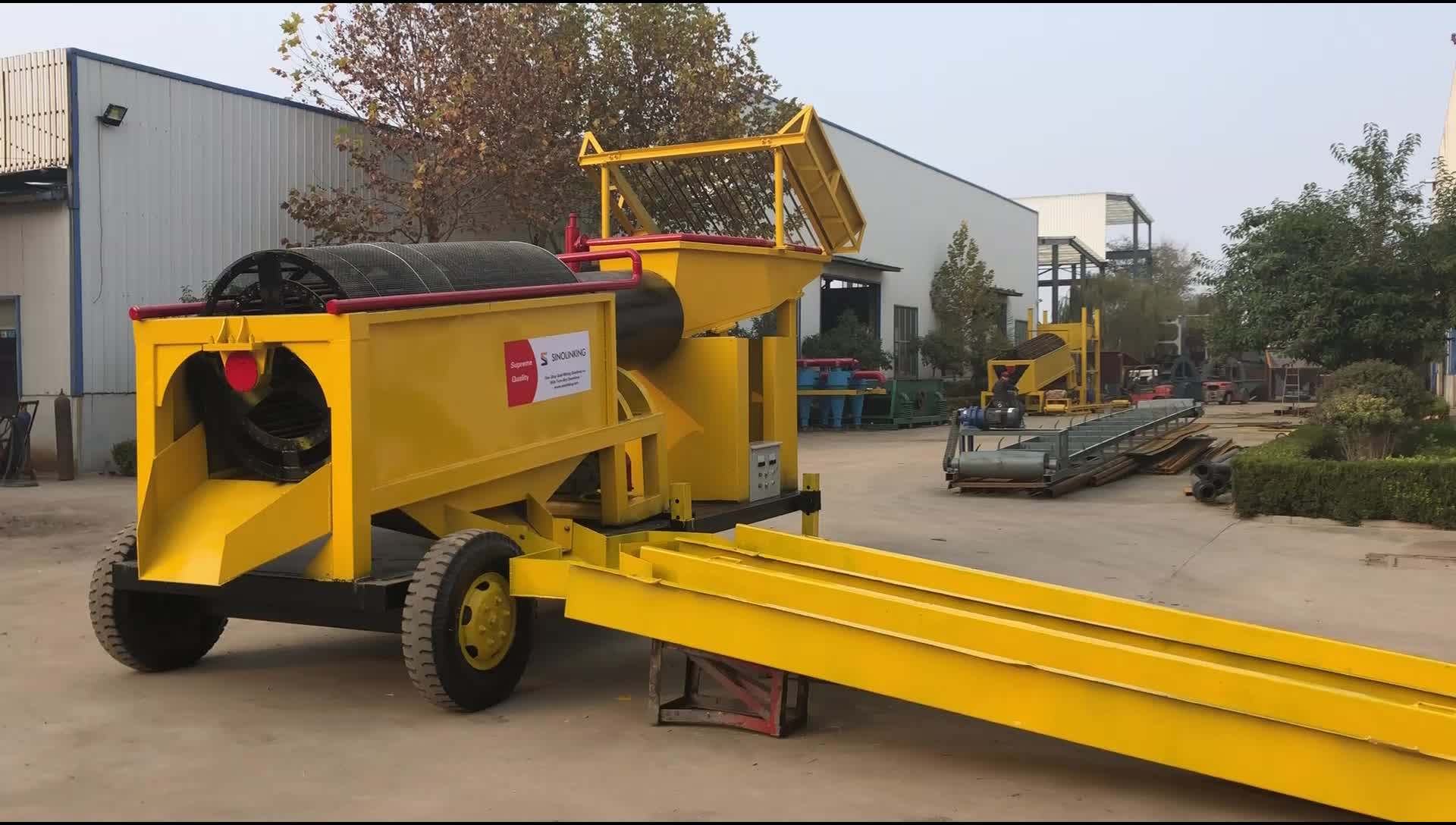 Sinolinking Clay Soil Gold Mining Washing Plant Gold Washing Machine ...