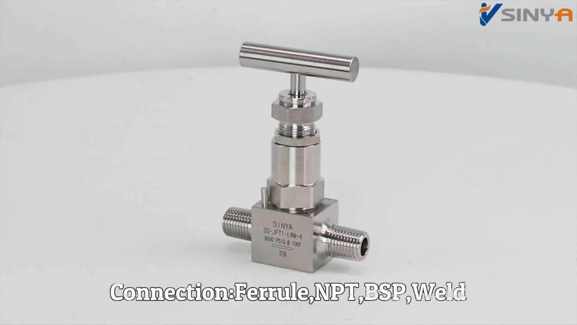 6000 Psi 316l Ptfe Packing 1/4 Npt 3/8 Bsp Swagelok Carbon Steel Small ...