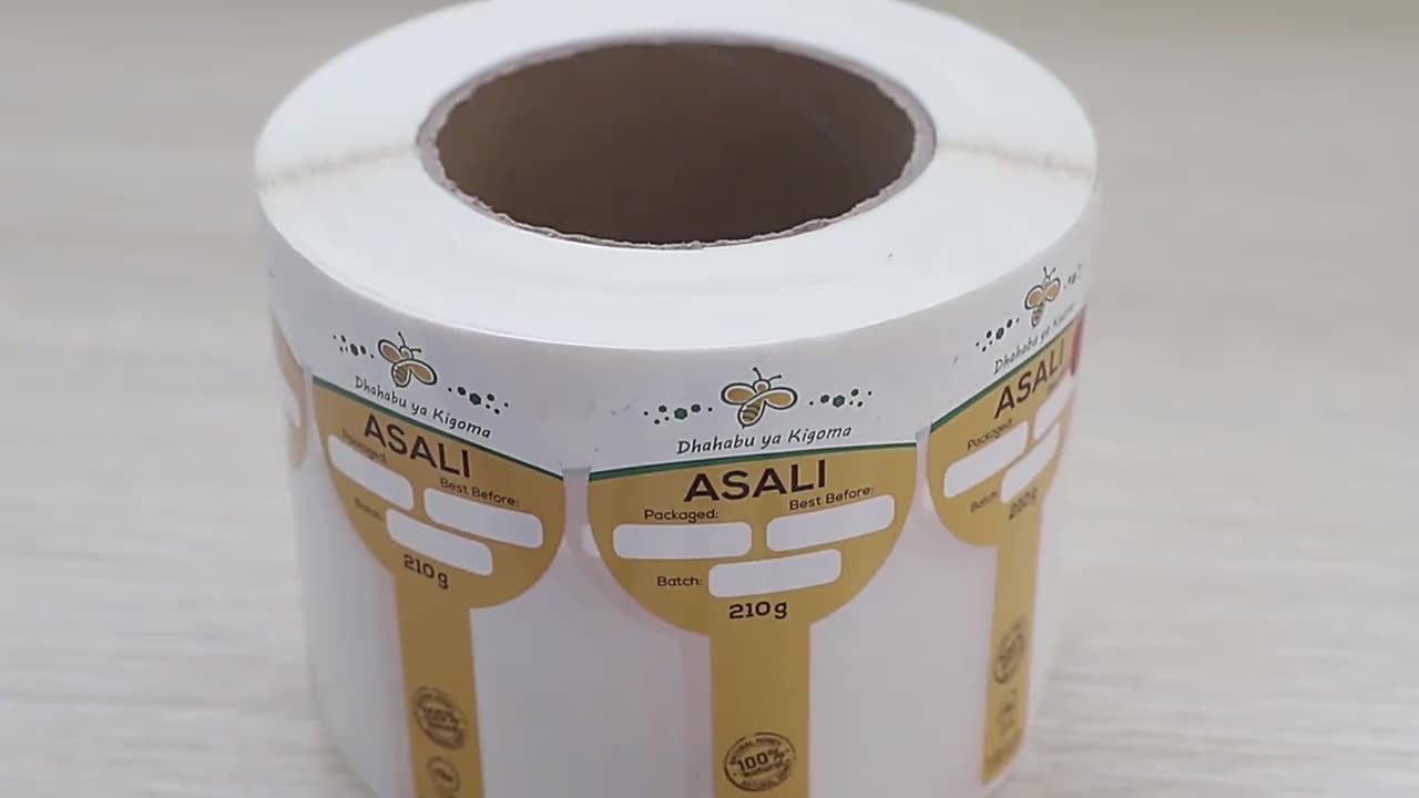 Easy To Tear Bottle Cap Tamper Proof Sealing Label Custom Tamper ...