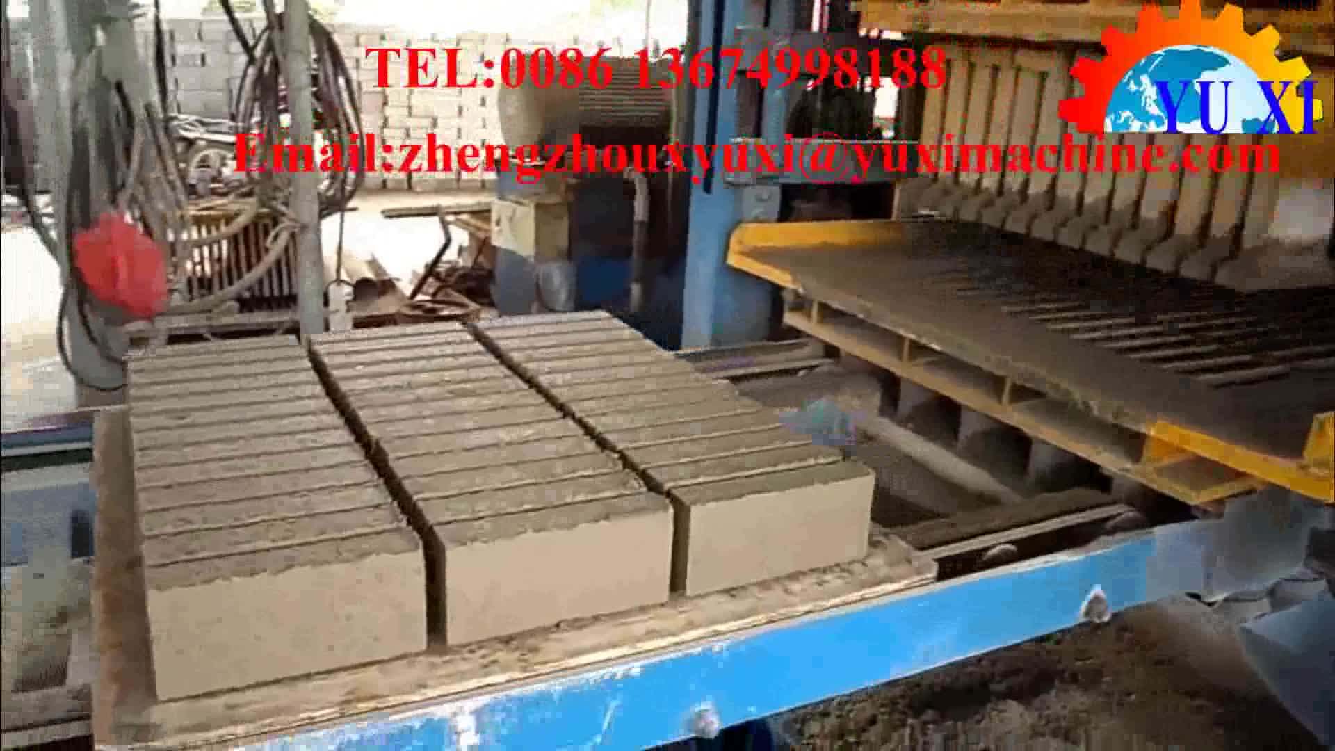 Hydraulic Press Interlock Block Making Machine Aircrete Block Making ...