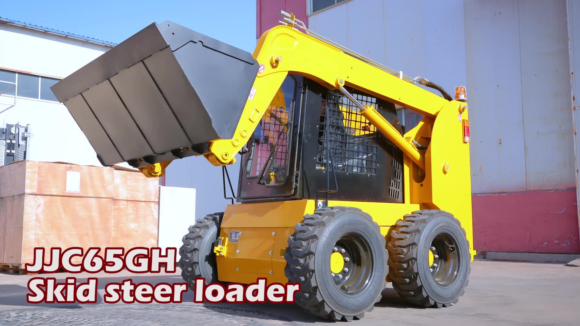Free Shipping Cheap Epa Engine Wheel Loader Diesel Mini Skid Steer ...