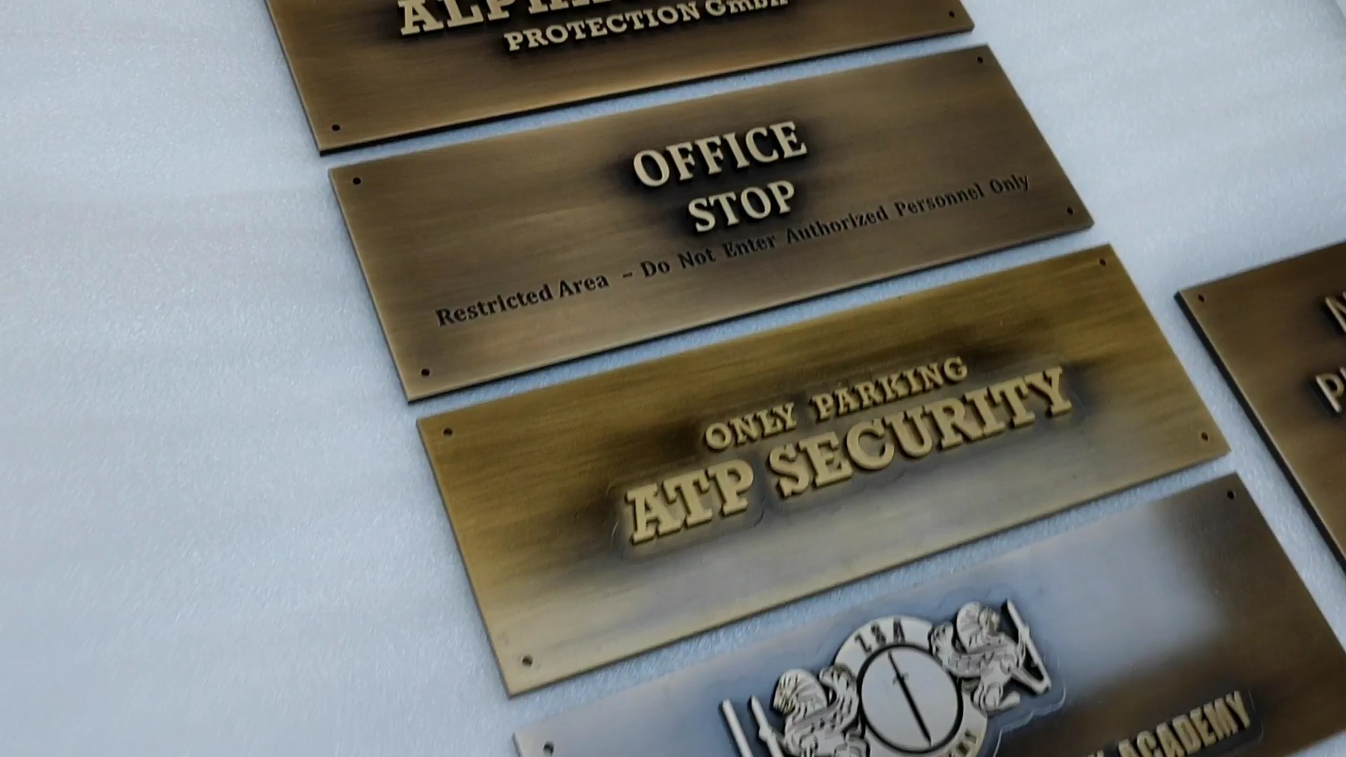 Made Of Acrylic And Metal Indoor Sign Board Design Sample Custom Metal ...