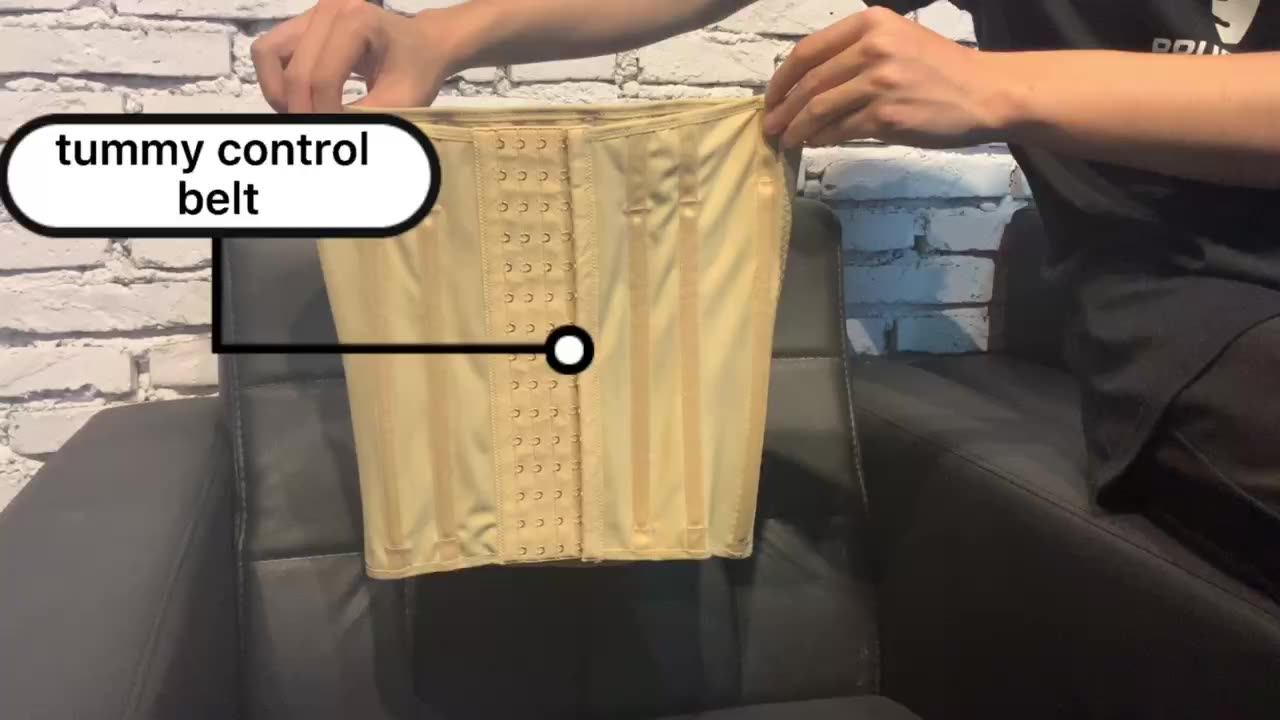 High Compression Post Op Women Girdle Belt Shaper 9 Steel Bones Body ...