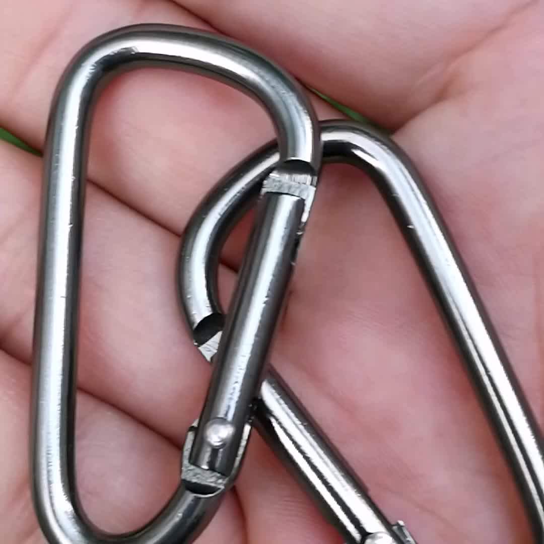 Quality Swivel Aluminium Carabiner With Keyring Jewelry Snap Hooks ...