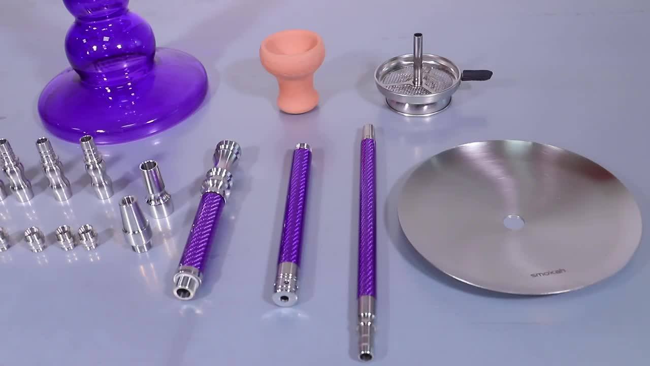 2019 New Design Carbon Stainless Steel Shisha Ss Hookah Click Hookah ...