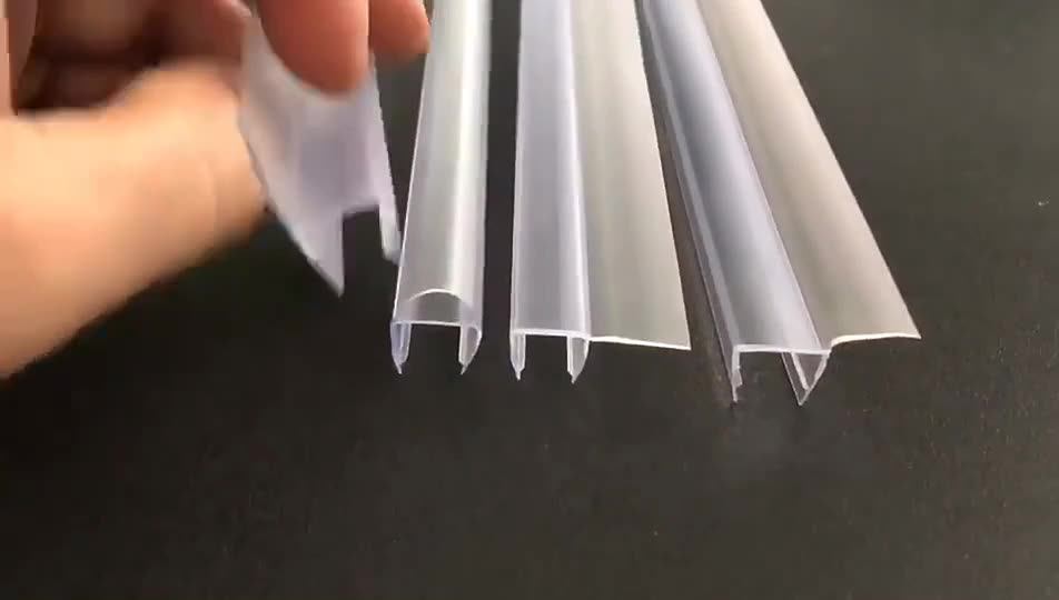 Weather Stripping Flexible Clear Shower Room Plastic Door Bottom ...
