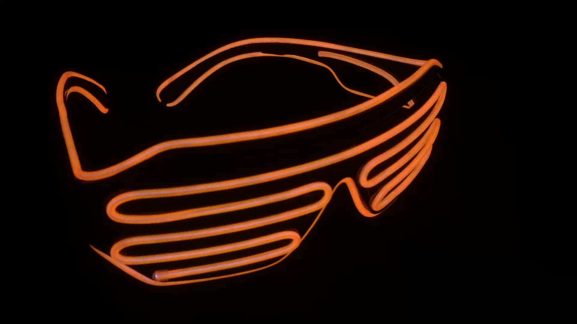 Rave Party Neon El Led Light Up Shutter Sun Glasses Buy El Sol Gafas Luz El Sol Gafas El Luz