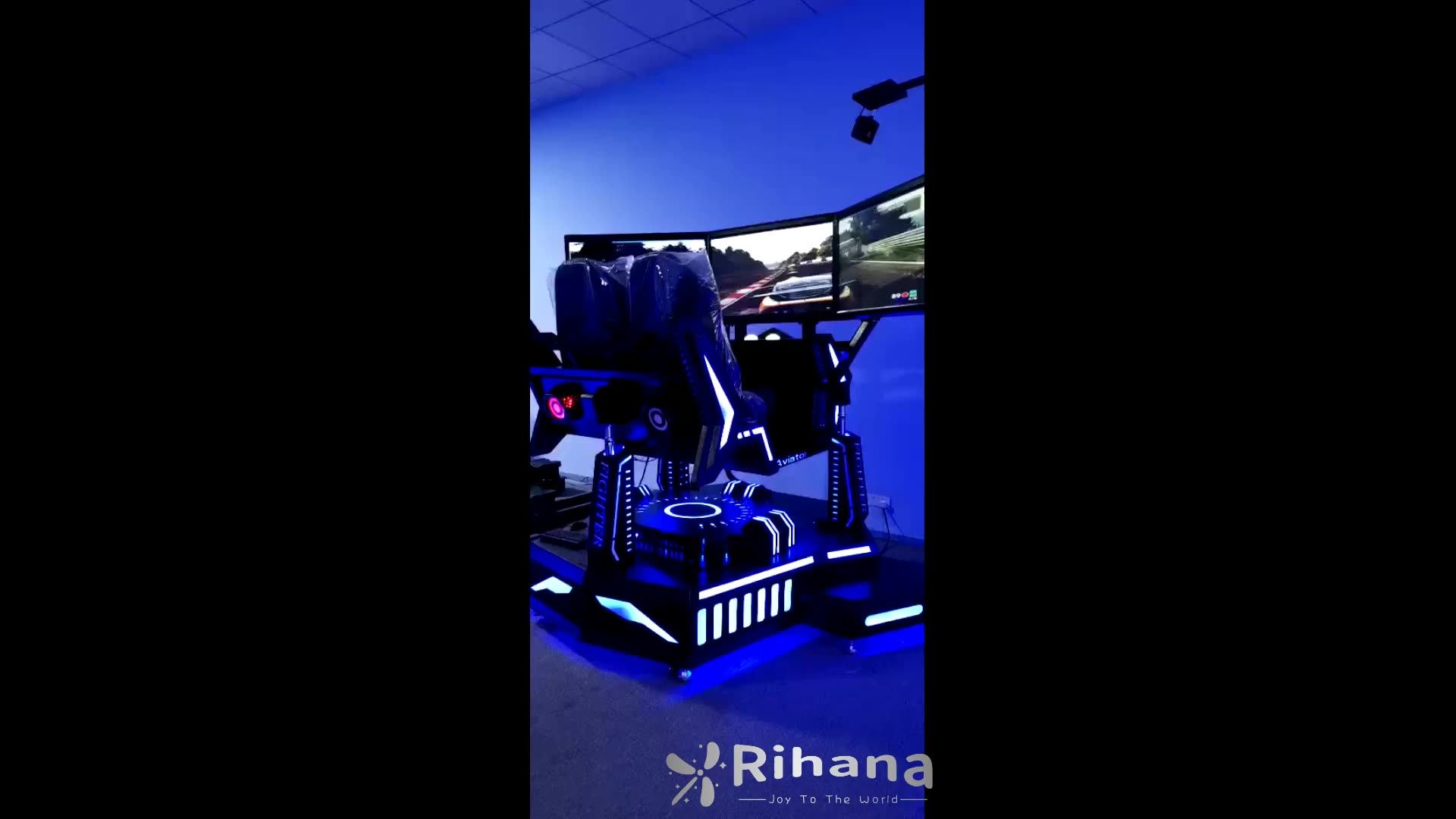 2023 New Design Popular Vr 3 Axis 3 Screen Racing Simulator,Simulation ...