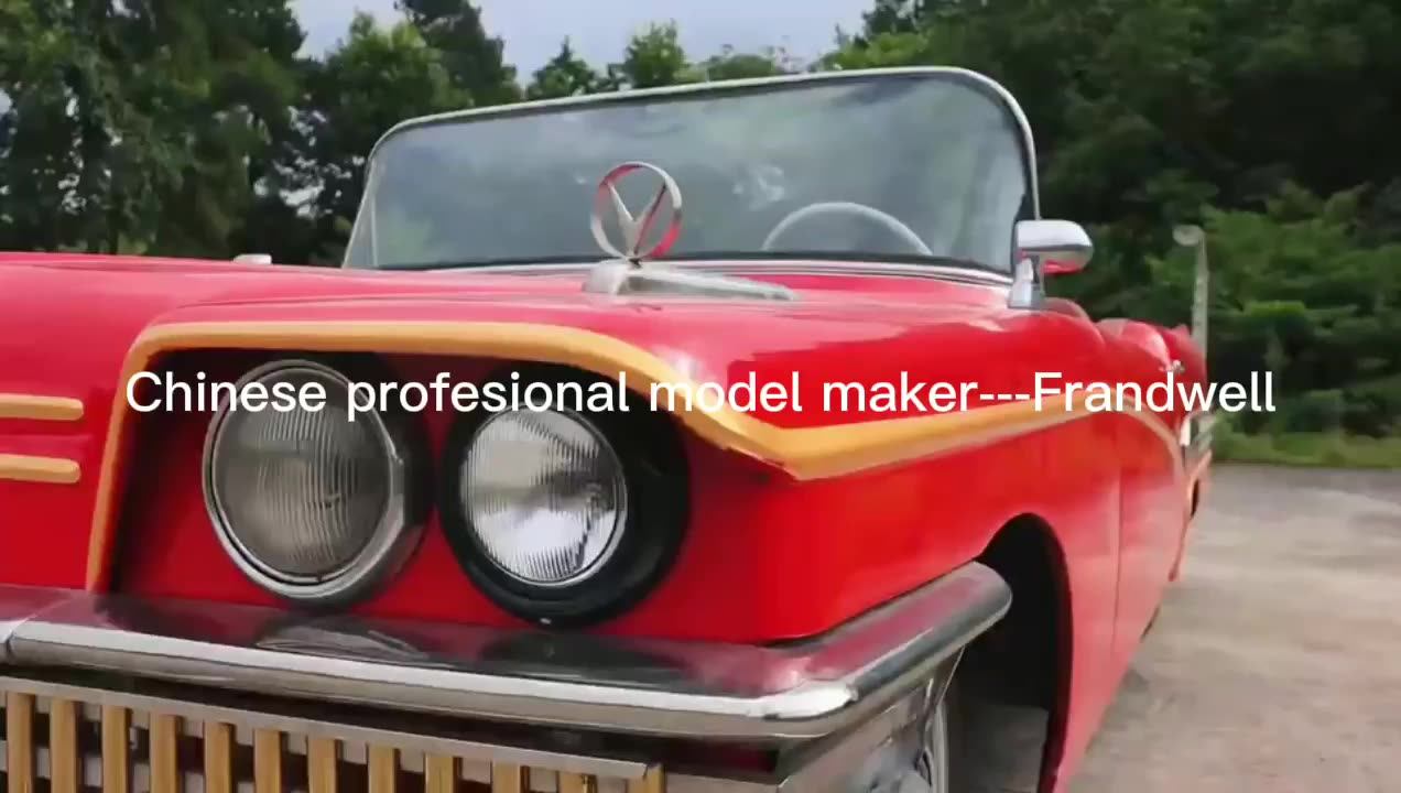 European Style Exhibition Props Full Size Electric Car Vintage Model ...