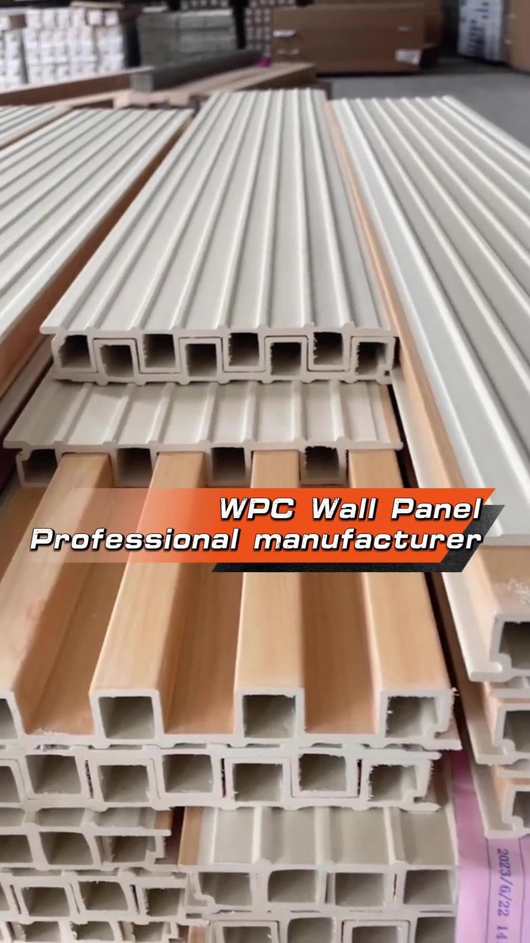160*24 Wpc Slat Wall Panel Decorative Materials Wpc Fluted Panels Slat ...