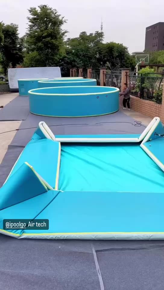 Ipoolgo Fashion Inflatable Swimming Pool Drop Stitch Fabric Multiple ...