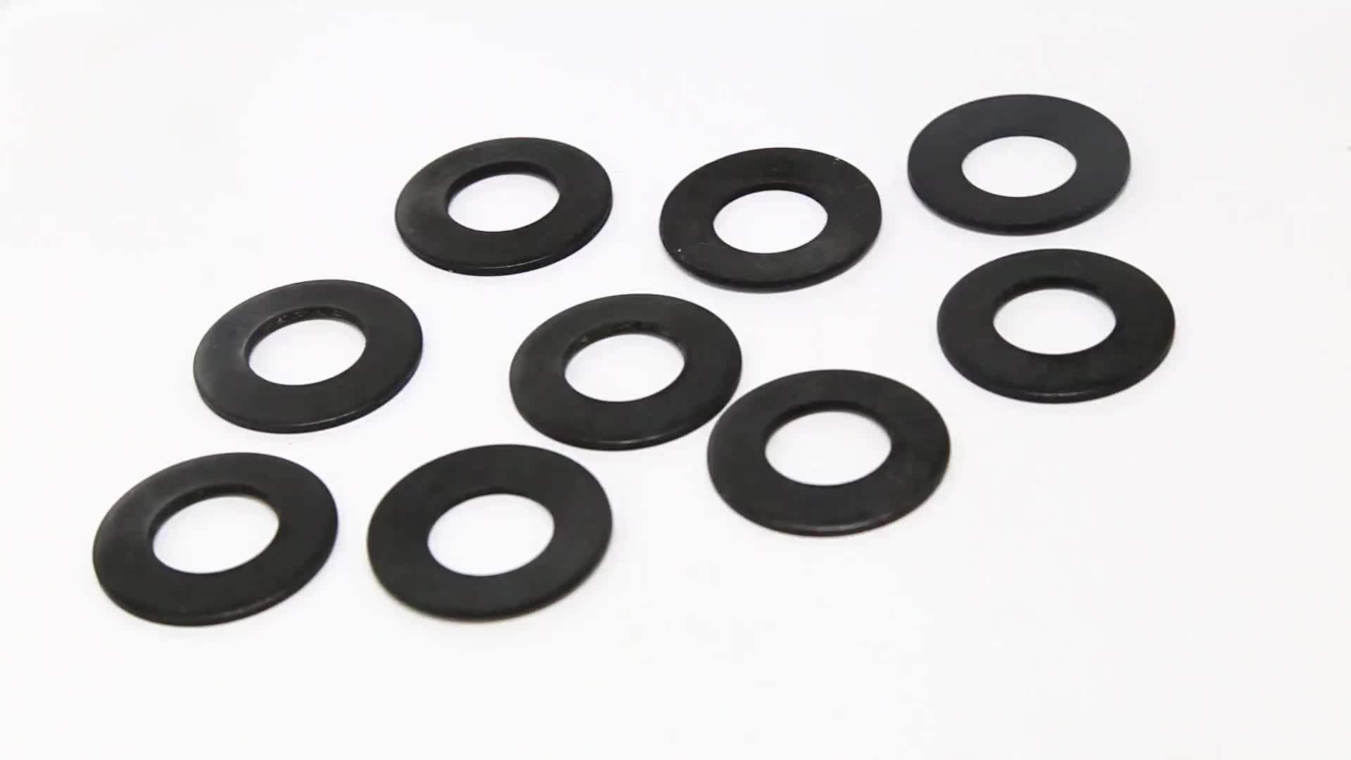 Din 9021 M8 M10 M12 Washer F436 Black Oxided Flat Washer 1/2" 3/4" 5/8 ...