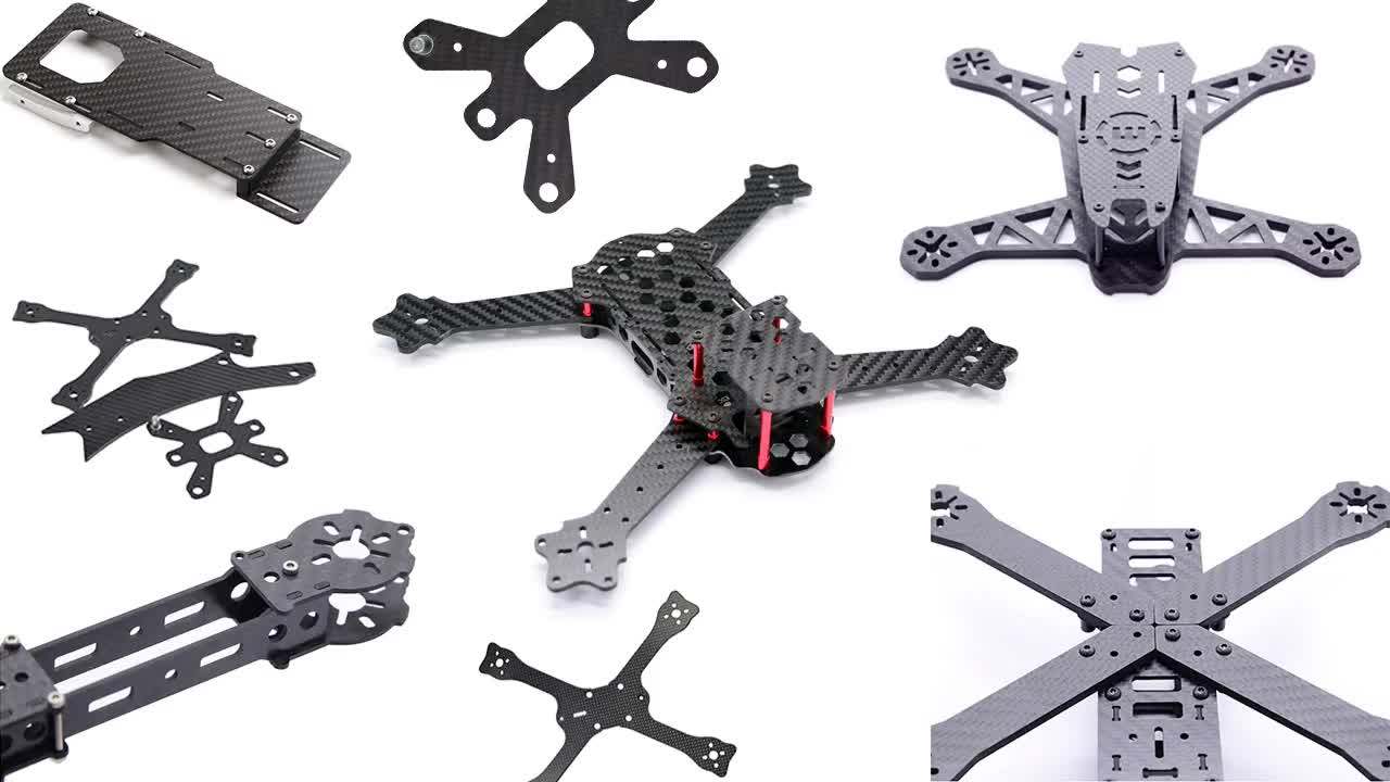High Quality Uav Body Parts Custom Carbon Fiber Frame Drone - Buy Frame ...