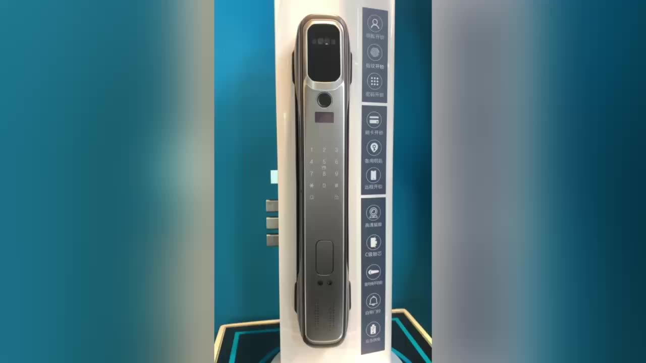 Outdoor High Security Electric Fingerprint Smart Door Lock With ...