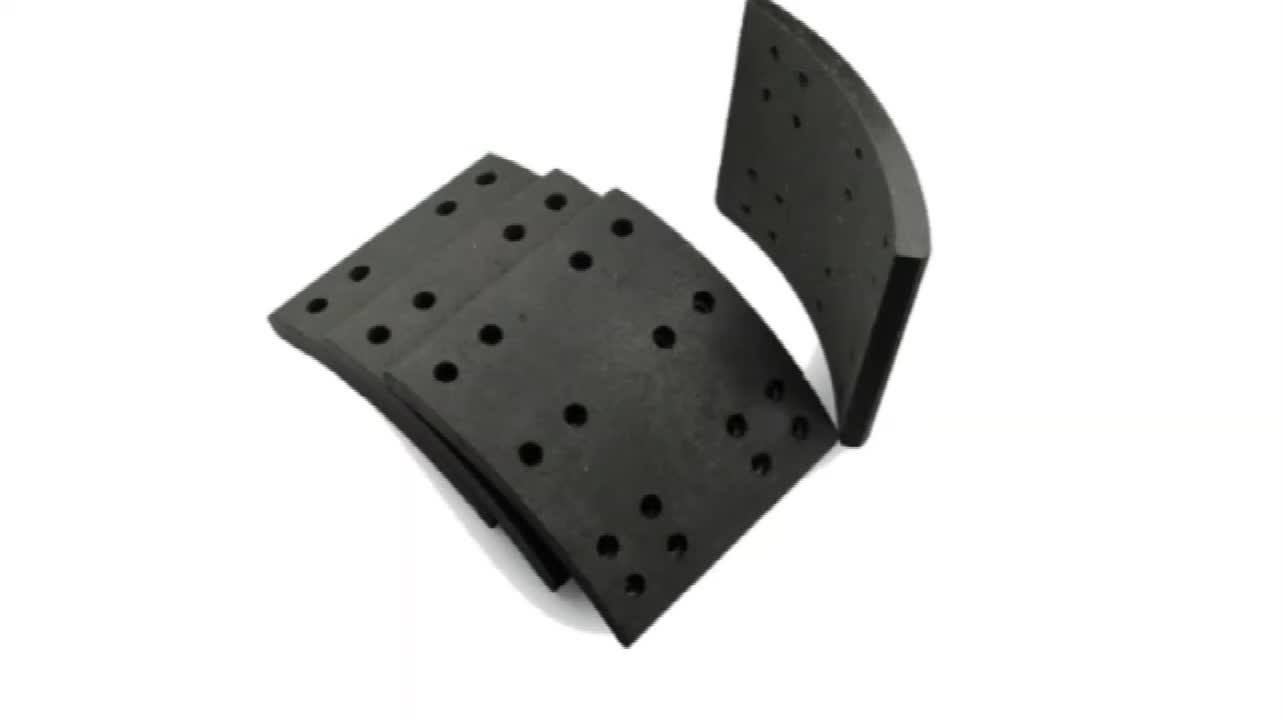 Heavy Truck Front Drum 8 Holes Brake Lining Mp/36/1 19488 - Buy Brake ...