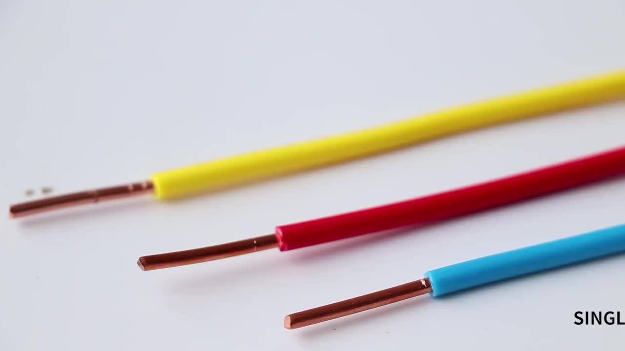 Copper Core Pvc Insulation Cable 99.9% Pure Copper Pvc Jacket Insulated ...