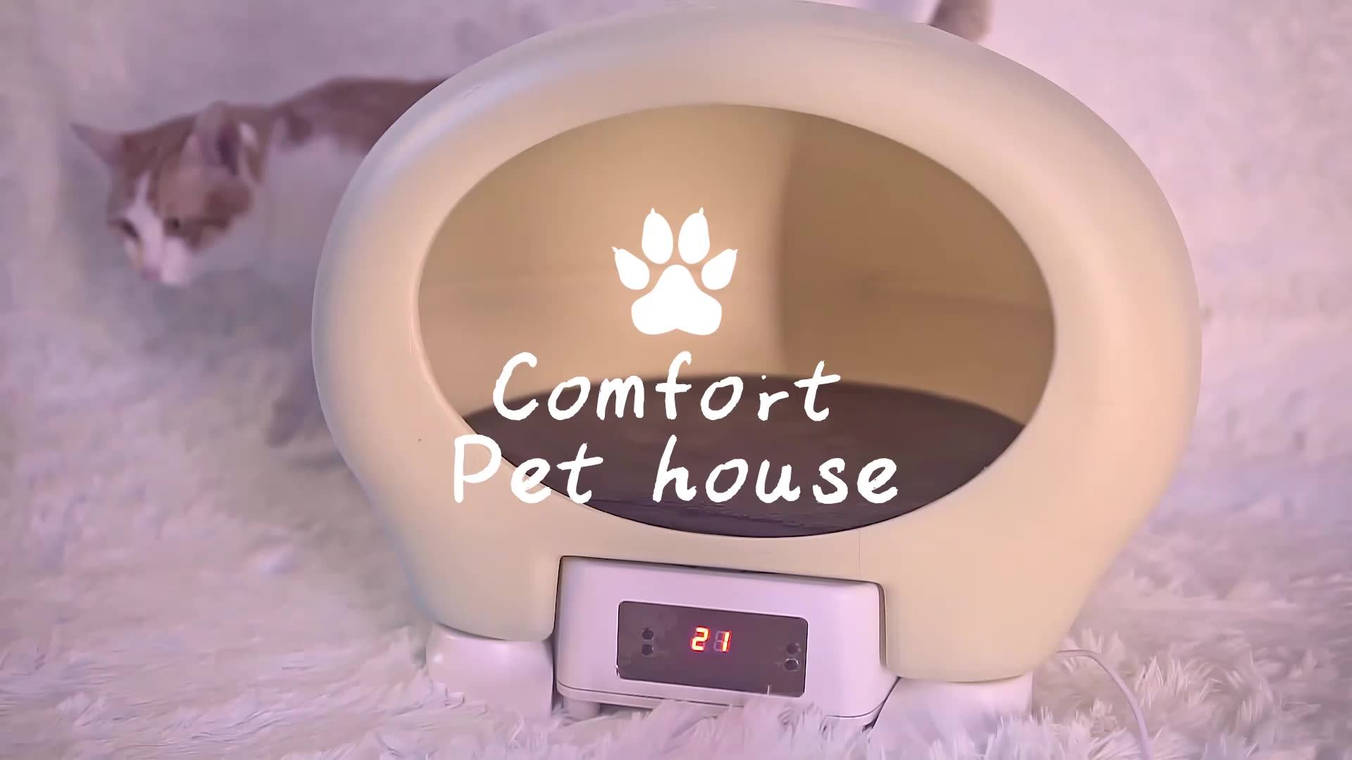Upgraded Luxury Pet Cat Dog House Indoor Portable Fancy Luxury Warm For ...