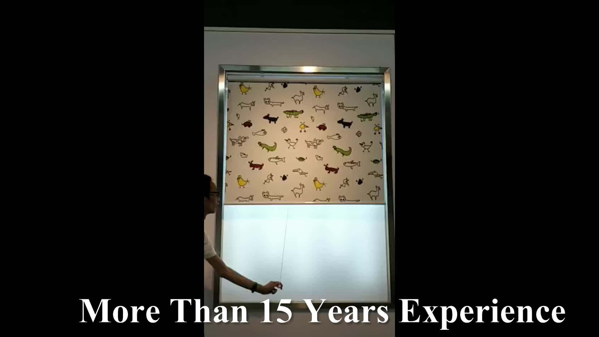 Wholesale Spring Roller Window Shades China High Quality Semi-auto 25mm ...