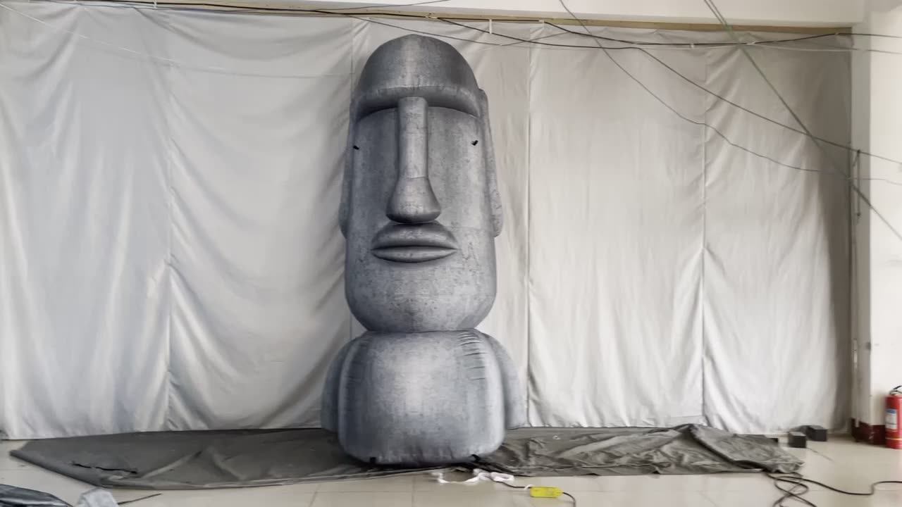 Customized Event Decoration Decoy Inflatable Stone God Statue ...