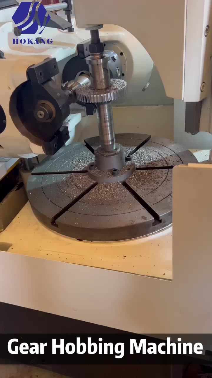 Economical Gear Hobber Machinery Metal Gear Cutting Machine Manual Cnc ...