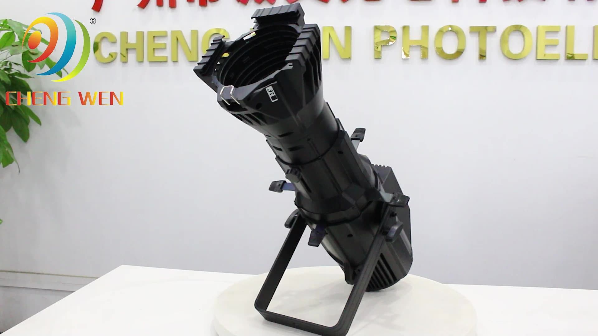 Professional 200w Cob Led Spot Light With Dmx Control And Imaging ...