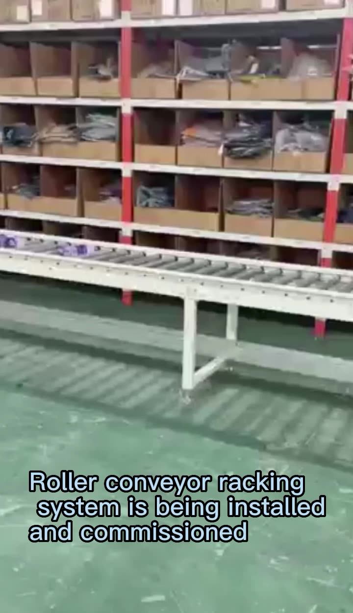 Peterack Gravity Carton Flow Racking With Wheels,Selective Warehouse ...