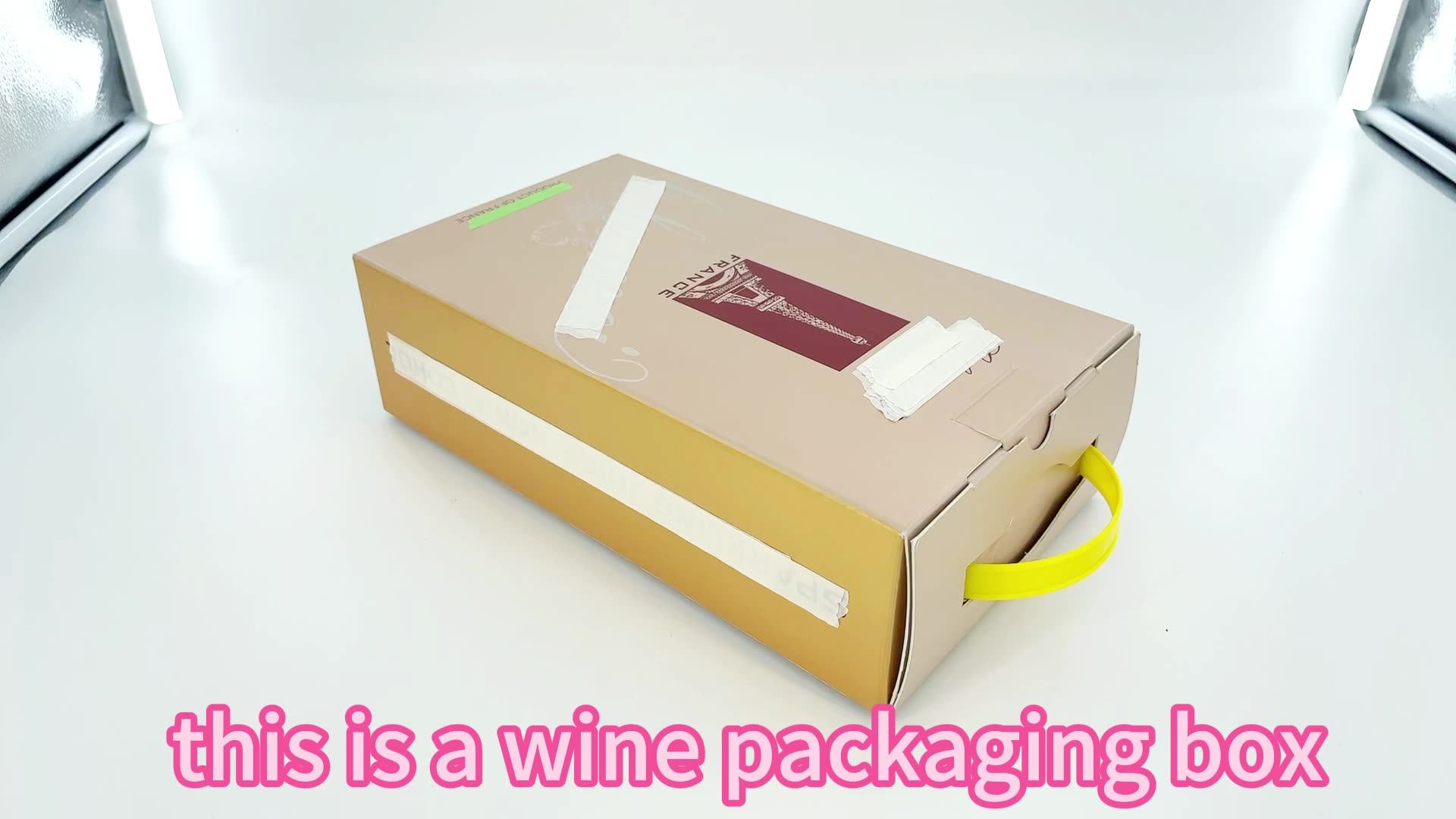 Wine Box Packaging With Logo Bag In Box Wine Carton Luxury Wine And ...
