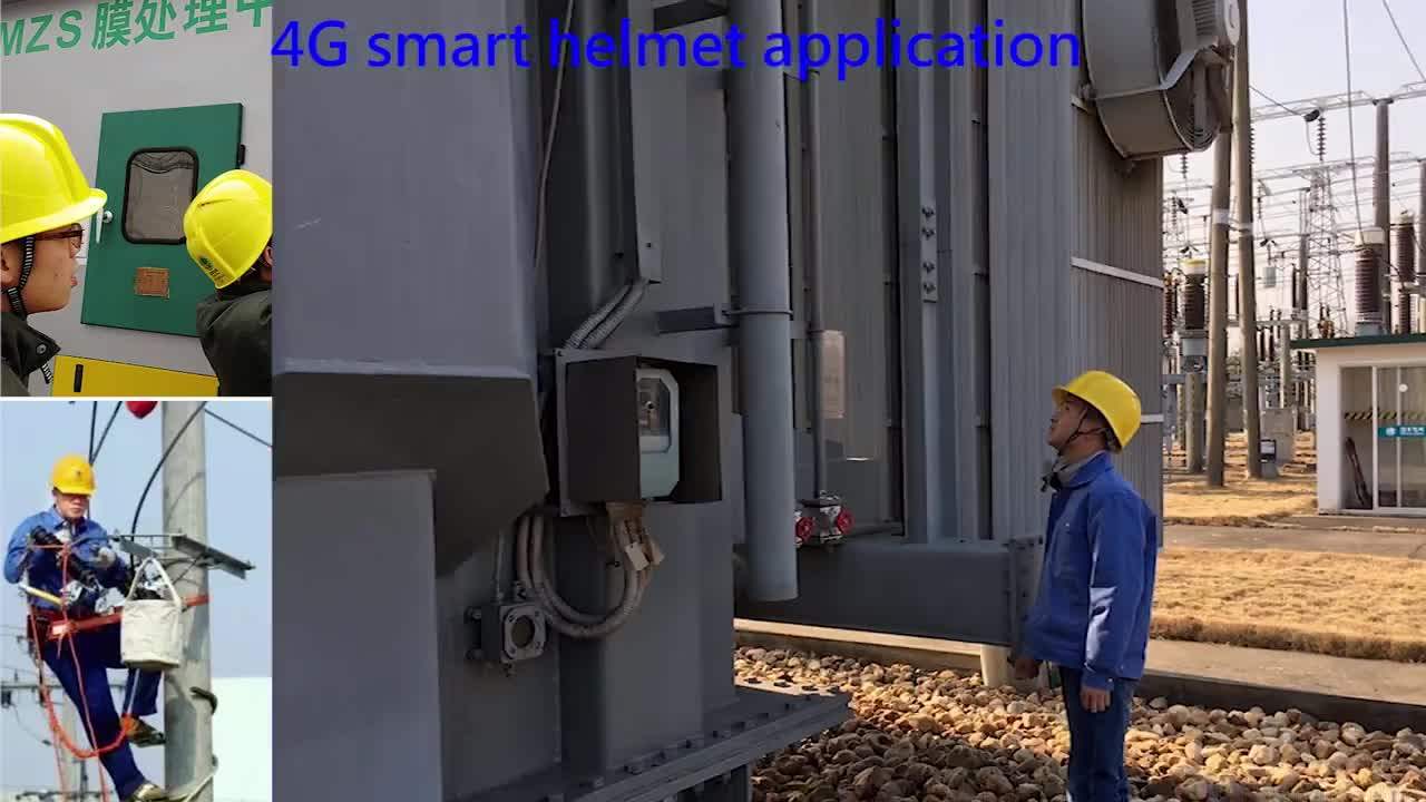 Wifi 4g 3g Safety Helmet Smart Hard Hat With Camera Bluetooth Gps ...