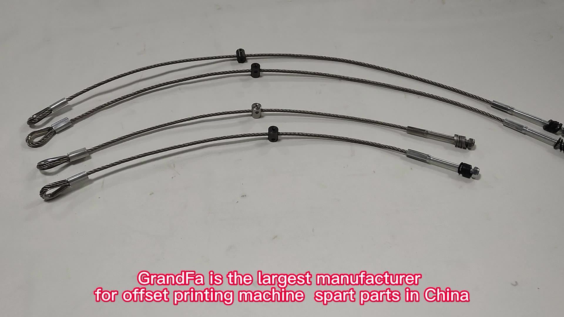 Kba Spare Parts 590mm 820mm Wire Rope Spare Parts For Kba 105 145/142 ...