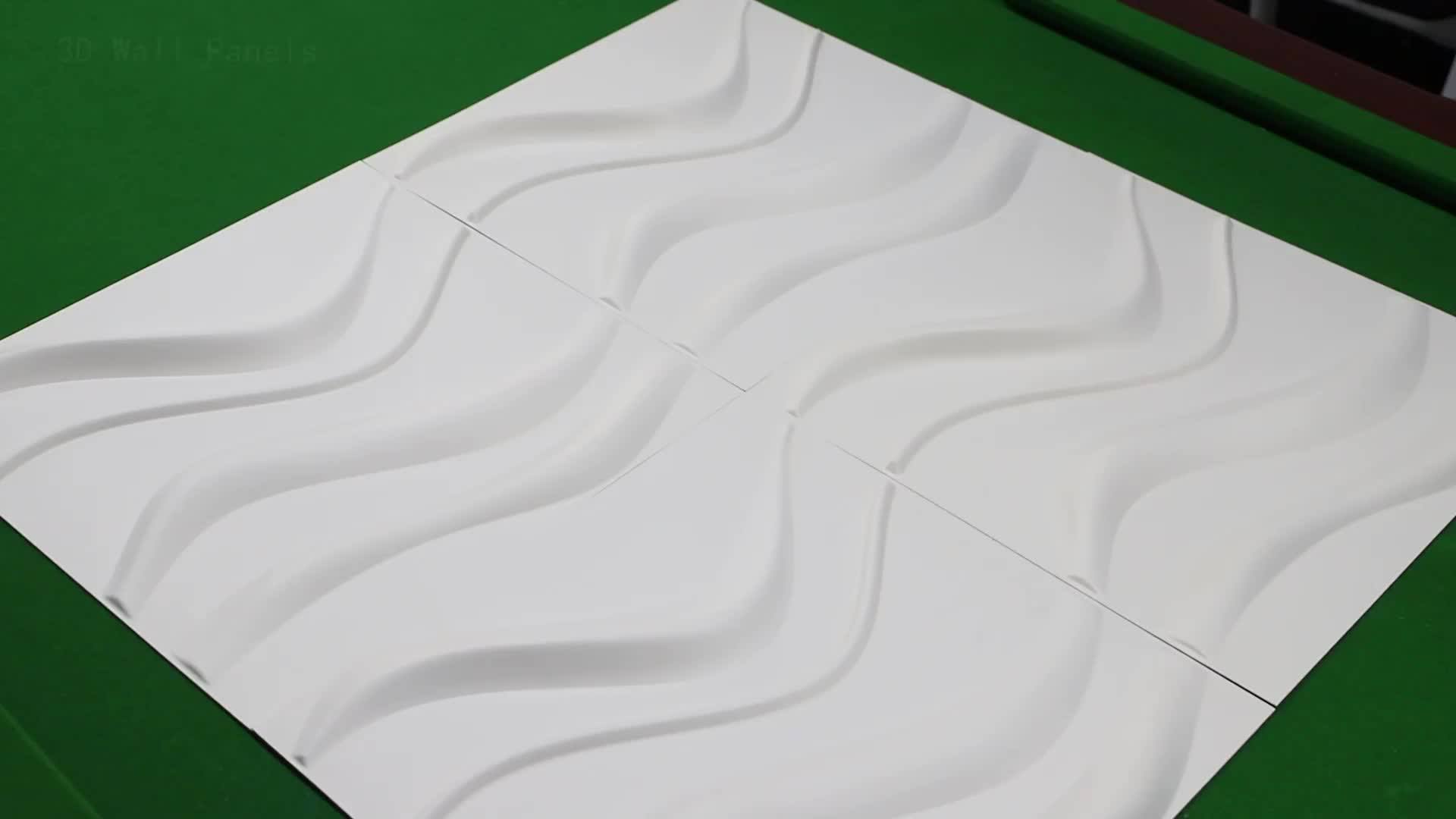 Household Soundproof 3d Pvc Textured Wall Panels For Wall Coating - Buy ...