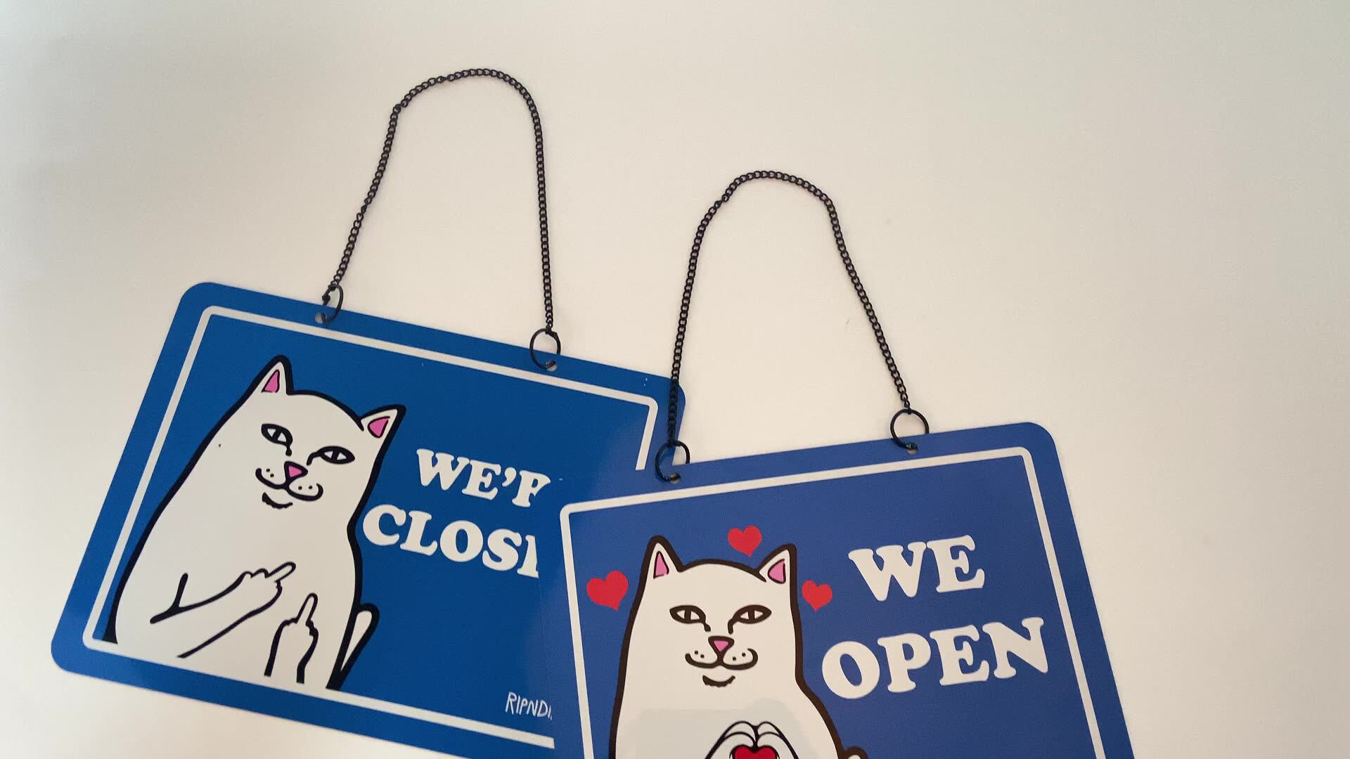 Factory Custom Metal Aluminum Sign Open Hanging Door Closed Pendant ...